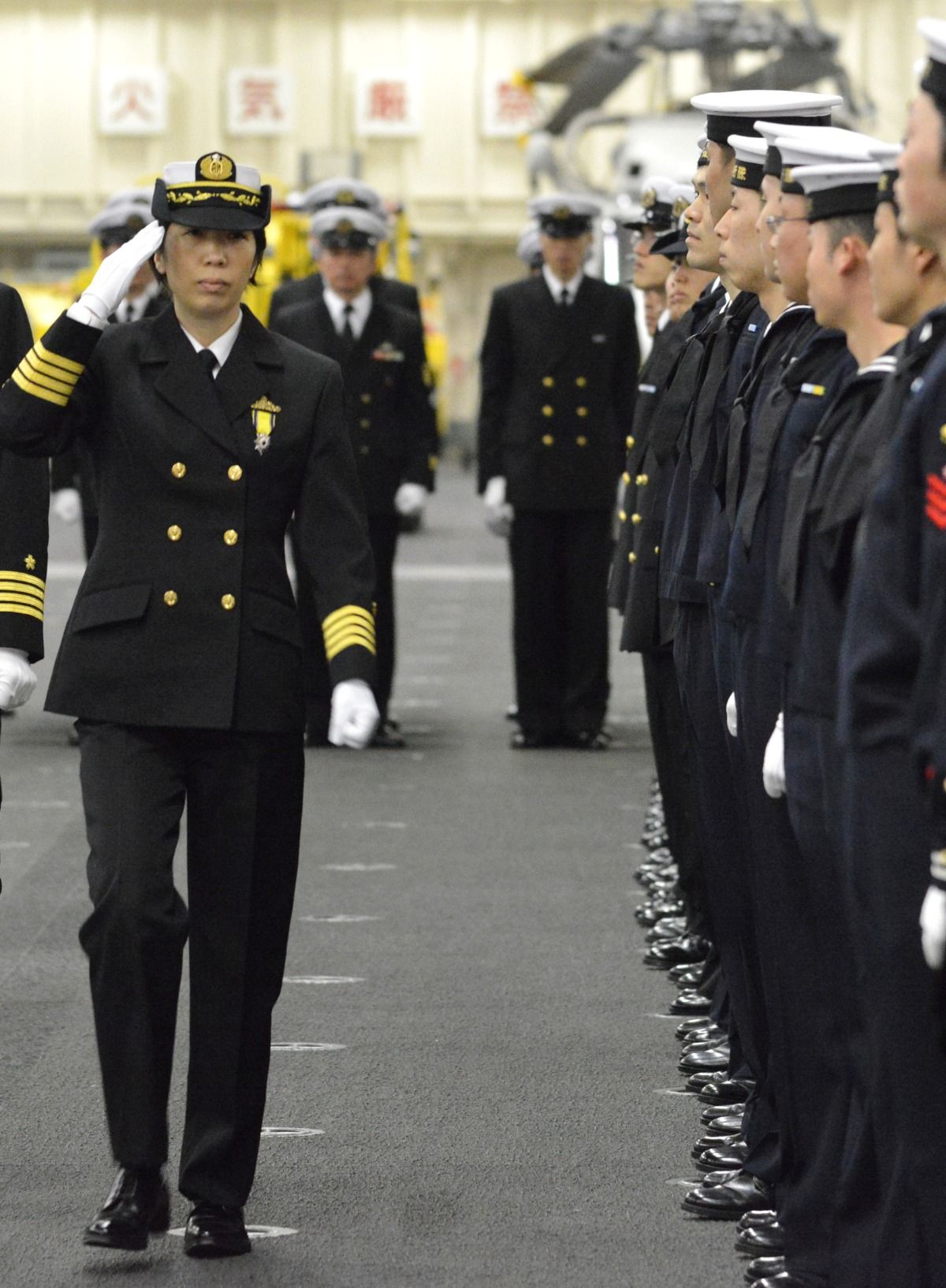 Japan appoints it's first female warship commander
