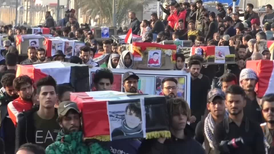 Anger mixes with mourning in Iraq's Nassiriya