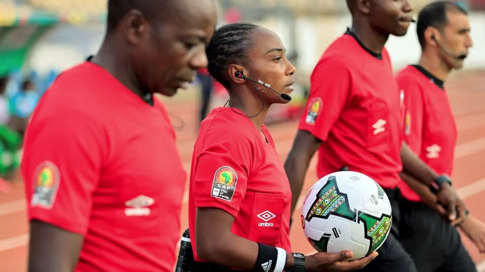 Female referee becomes first to take charge of AFCON match | Reuters