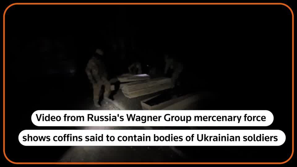Wagner boss video said to show dead Ukrainian troops