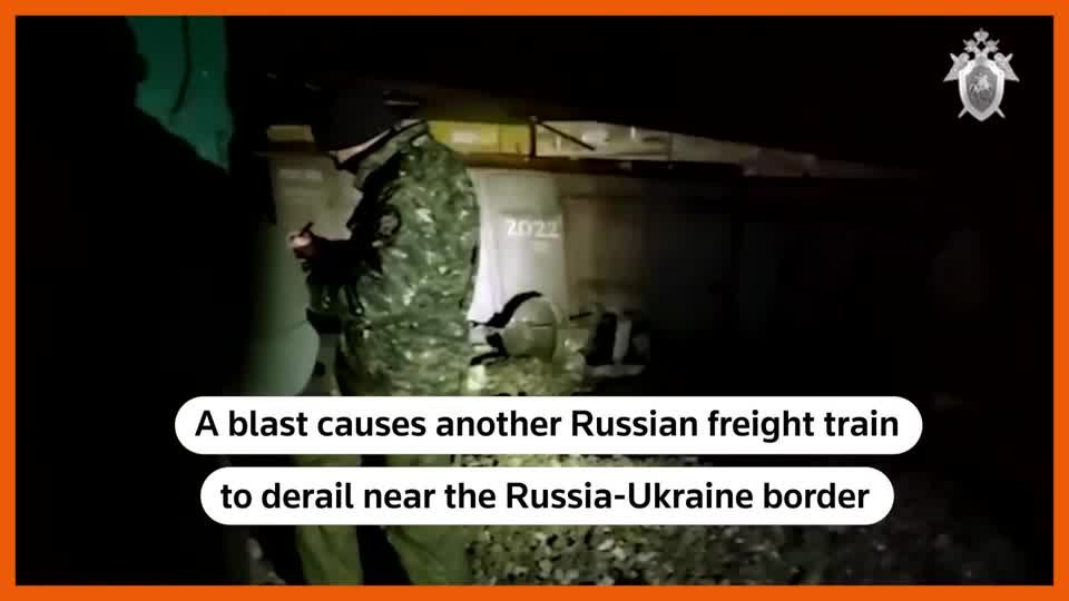 Blast causes another freight train to derail in Russia region near ...