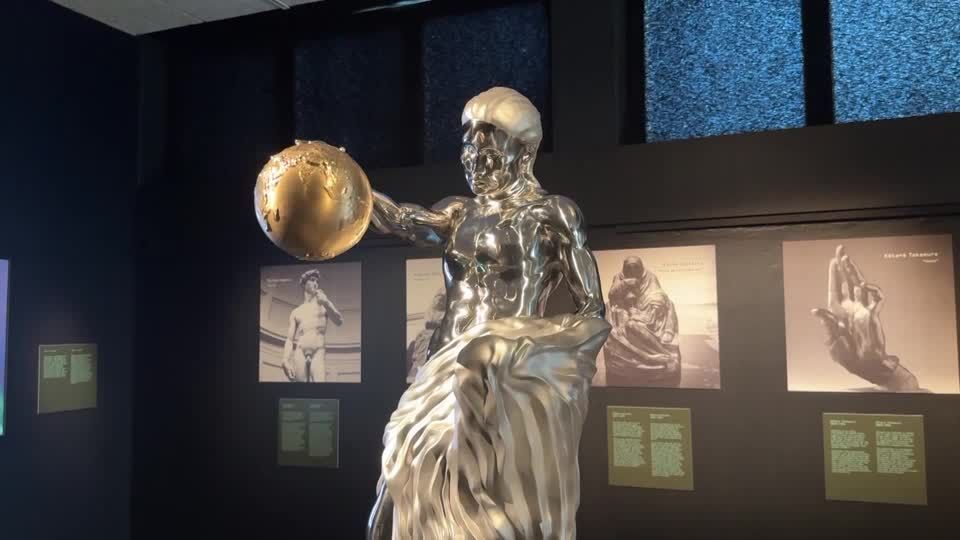 AI meets masterpieces in 'The Impossible Statue' | Reuters