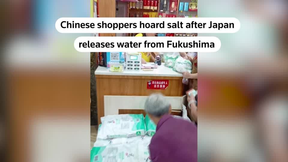 China urges shoppers not to hoard salt after Fukushima discharge | Reuters