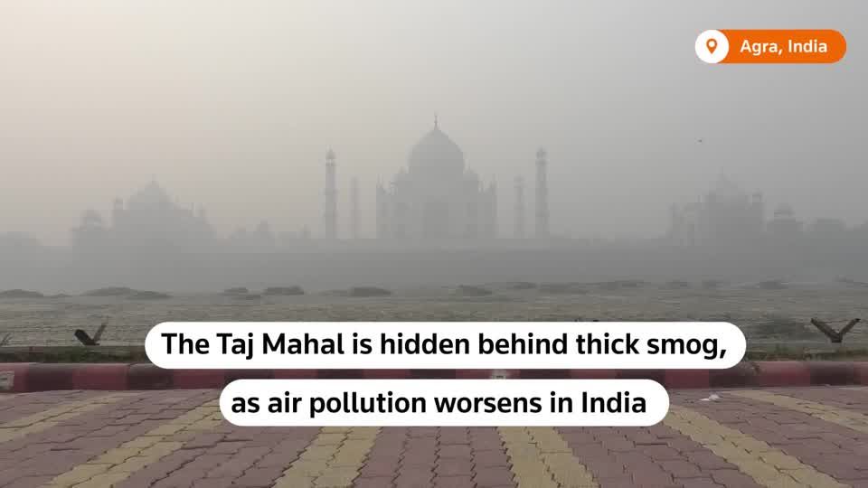 Smog shrouds Taj Mahal as India's pollution worsens | Reuters