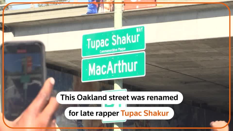 Oakland street renamed after late rapper Tupac Shakur | Reuters