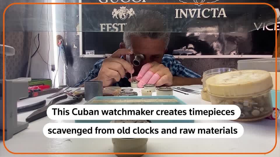 Cuban watchmaker ticks on despite economic woes | Reuters