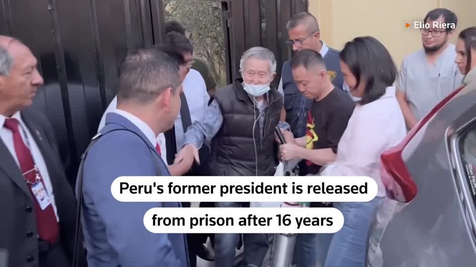 Peru's ex-leader freed from prison after 16 years