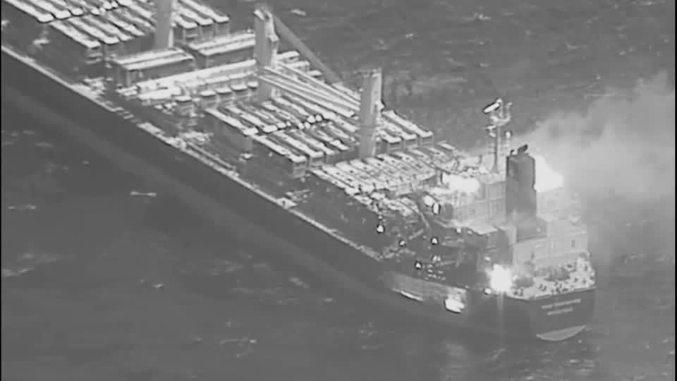 Three killed in first fatal Houthi attack on Red Sea shipping, CENTCOM ...
