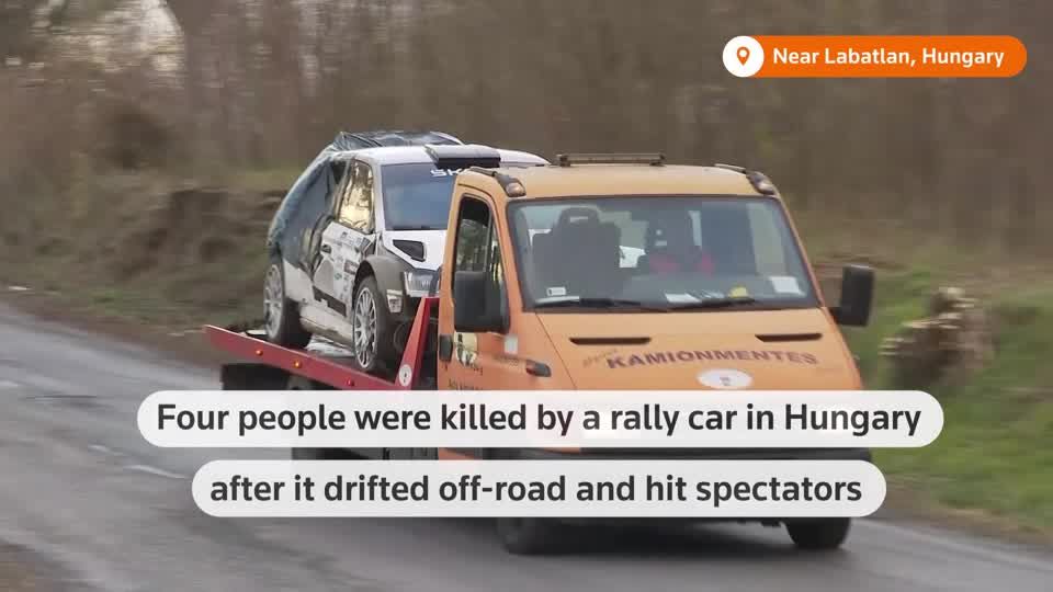 Four killed, several injured as race car hits spectators at Hungary ...