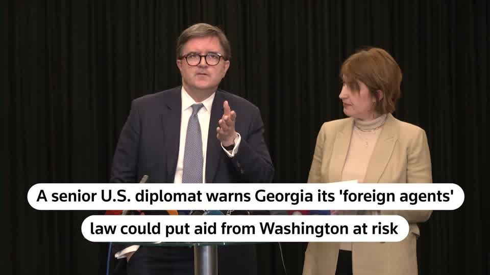US diplomat warns Georgia over foreign agent law | Reuters