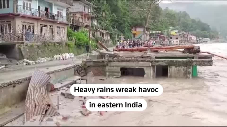Heavy rain, landslides kill 6 in India's Sikkim, 2,000 tourists ...