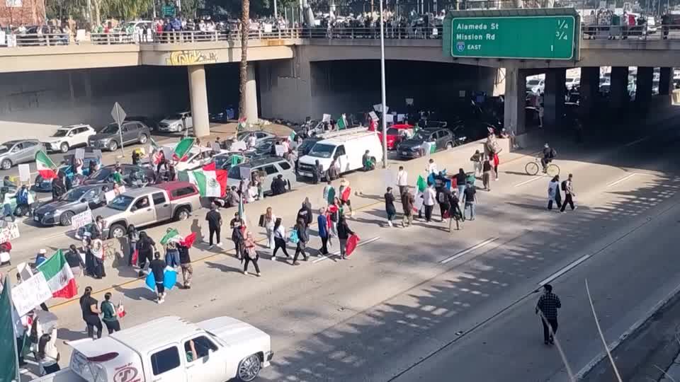 Hundreds protest against Trump's immigration policy in LA and Dallas ...