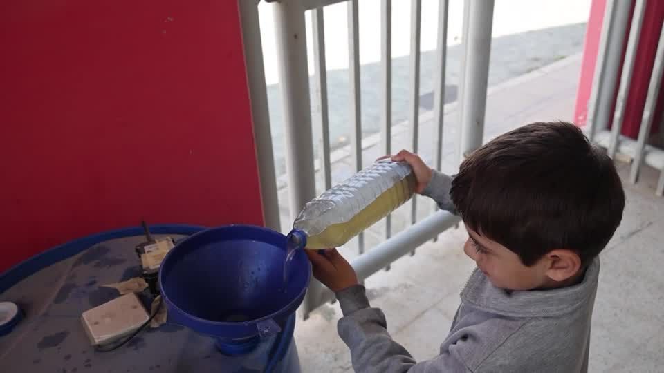 In Cyprus schools, a 'frying pan movement' collects oil for fuel | Reuters