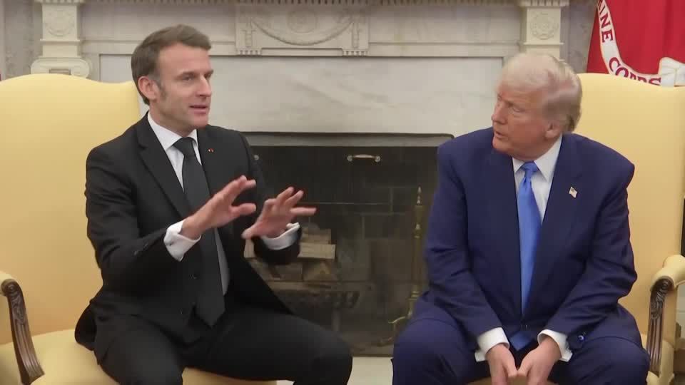 Macron corrects Trump over EU 'getting money back' from Ukraine | Reuters