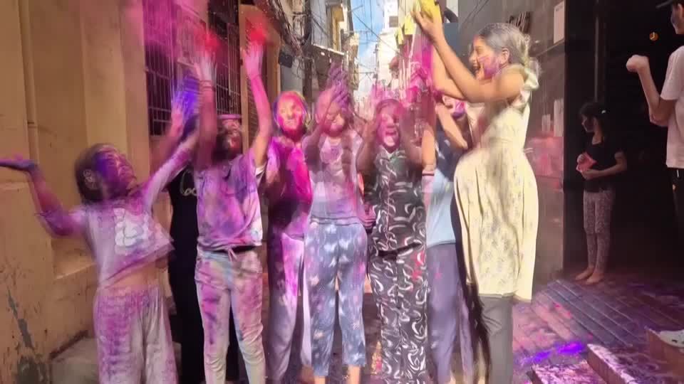 Hindus across India celebrate Holi, the festival of colors | Reuters
