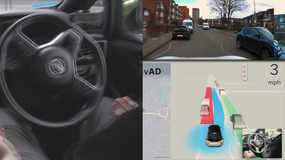 Autonomous car takes on UK's winding country lanes