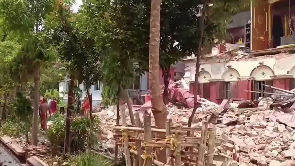 Videos show collapsed buildings in Myanmar after powerful quake | Reuters