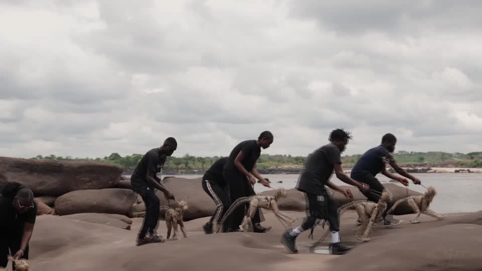 Giant puppet herd embarks on 12,000 mile Africa-Arctic migration | Reuters