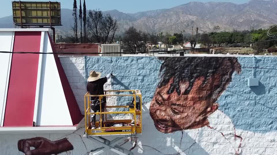 LA artist says new mural inspired by Altadena's 'beautiful resilience ...