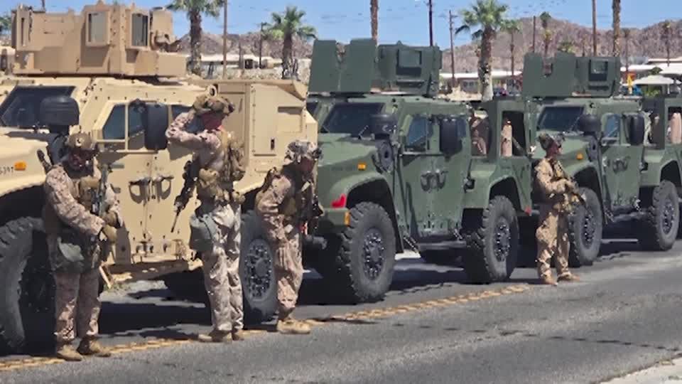 Trump administration deploys Marines to Los Angeles as protests go on ...