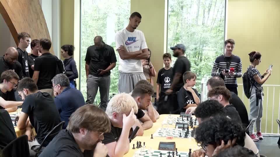 Victor Wembanyama runs mixed basketball-chess contest in France | Reuters