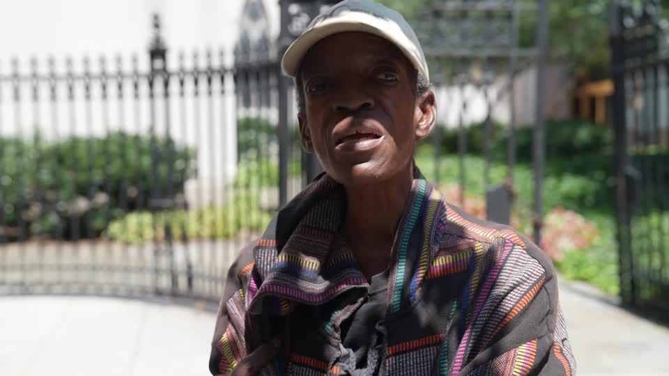 Homeless DC resident reacts to Trump's crackdown | Reuters