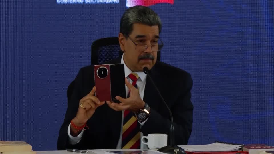 Venezuela's Maduro shows off Huawei phone gifted from China's Xi | Reuters