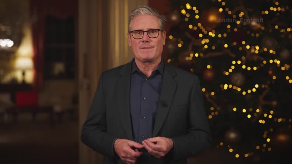 British PM Keir Starmer shares Christmas message with the nation | Reuters
