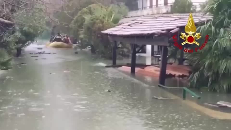 Rivers overflow in Calabria as severe weather hits southern Italy | Reuters