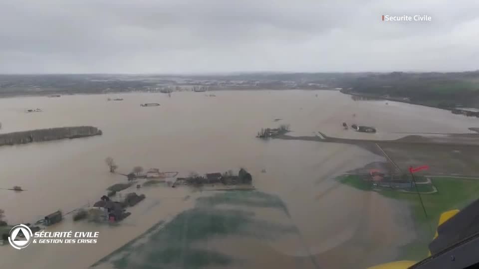 Floods in southwest France submerge farmlands, aerial views show | Reuters