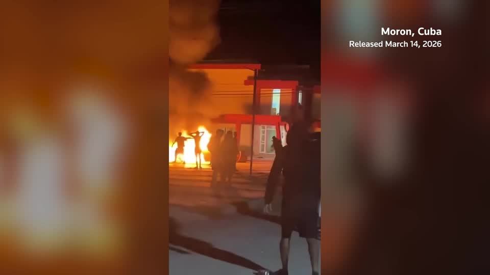 Protesters in Cuba light fire, hurl objects in rare riot over blackouts ...
