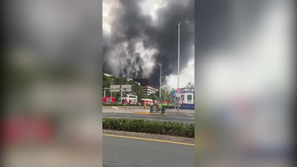 Fire blazes at BYD parking garage in Shenzhen, China | Reuters