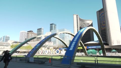 Toronto's Nathan Phillips Square gets World Cup glow-up | Reuters