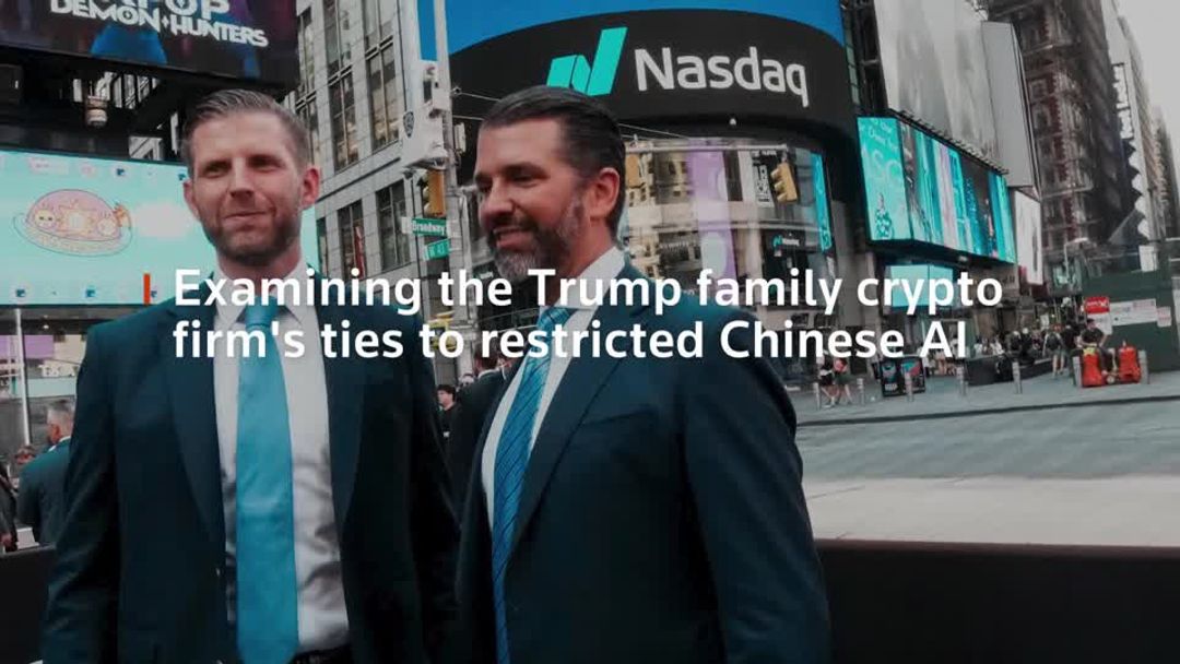 Trump crypto firm backs venture offering AI from restricted Chinese ...